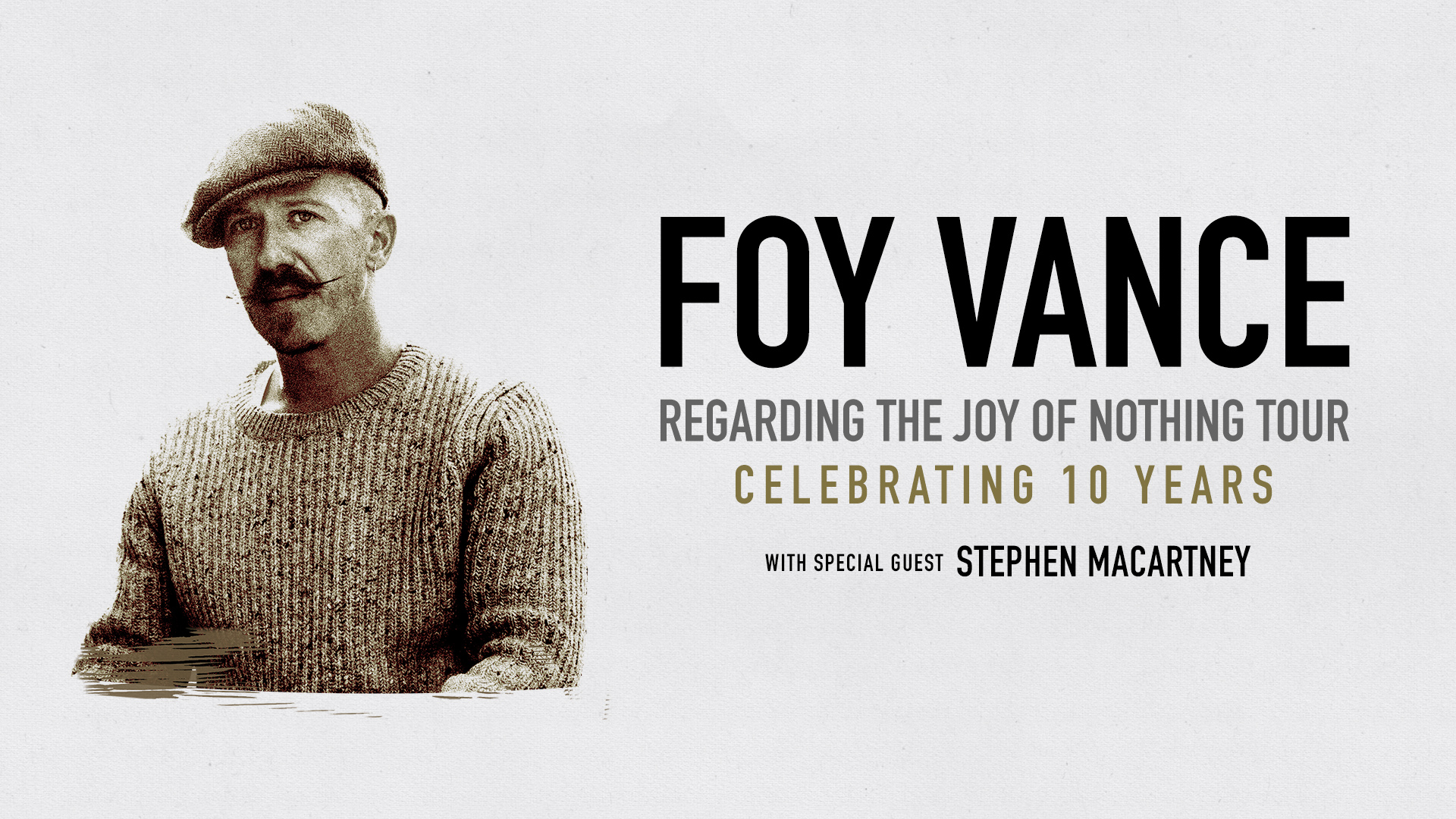 Foy Vance | Concert Dates & Tickets | Frontier Touring
