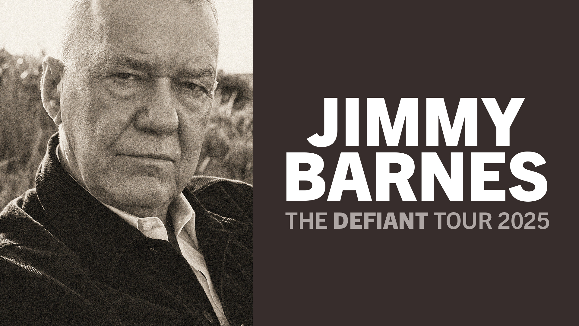 Jimmy Barnes | Concert Dates & Tickets | Frontier Touring