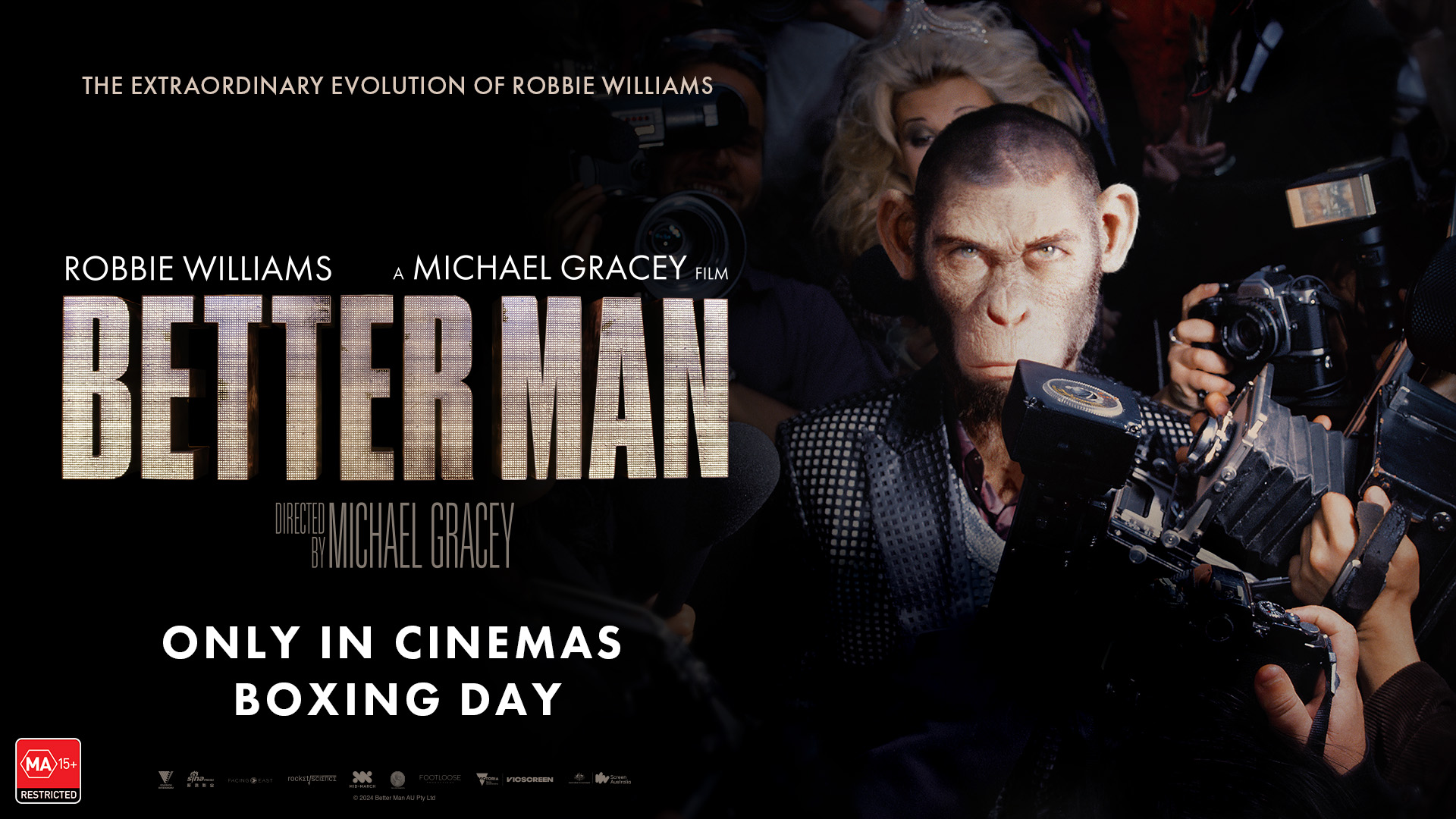 Win a double pass to Robbie Williams' 'Better Man' Melbourne premiere ...